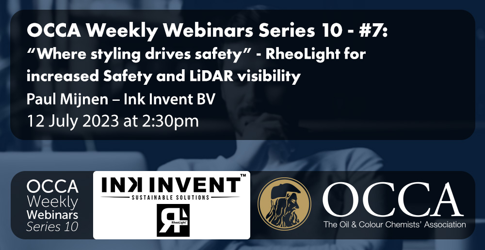 OCCA Weekly Webinar - "Where styling drives safety" - RheoLight for increased Safety and LiDAR ...