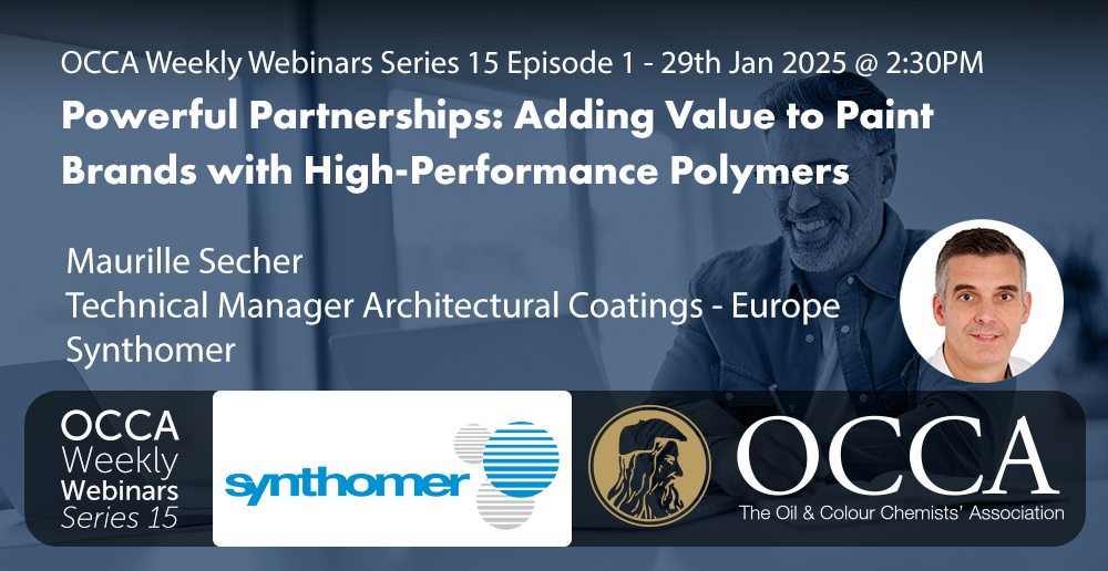 OCCA Weekly Webinar - Powerful Partnerships: Adding Value to Paint Brands with High-Performance ...