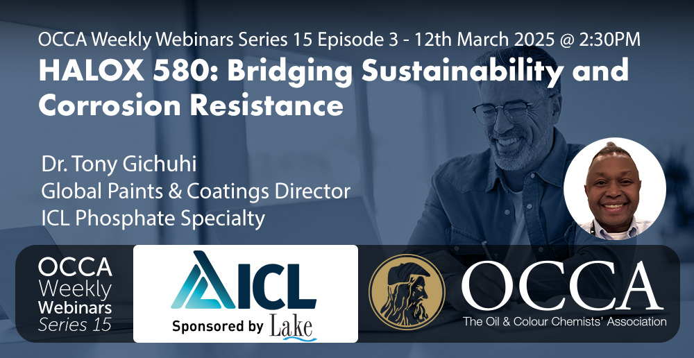 OCCA Weekly Webinar - HALOX 580: Bridging Sustainability and Corrosion Resistance Event ...