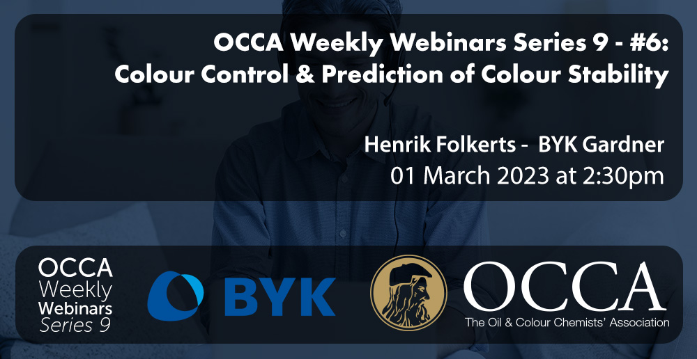 OCCA Weekly Webinar - Colour Control & Prediction of Colour Stability ...